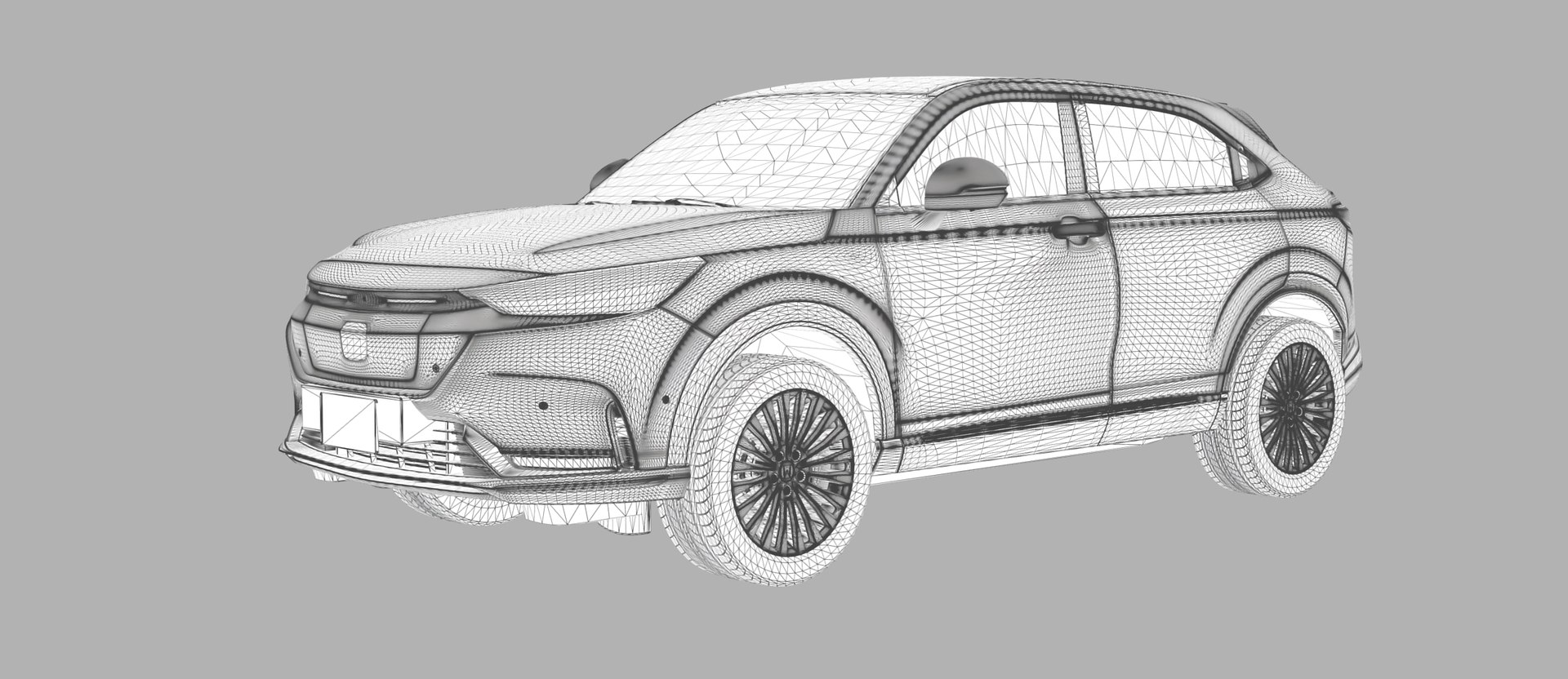 Honda HR-V XR-V And EV 3D Model - TurboSquid 2189568