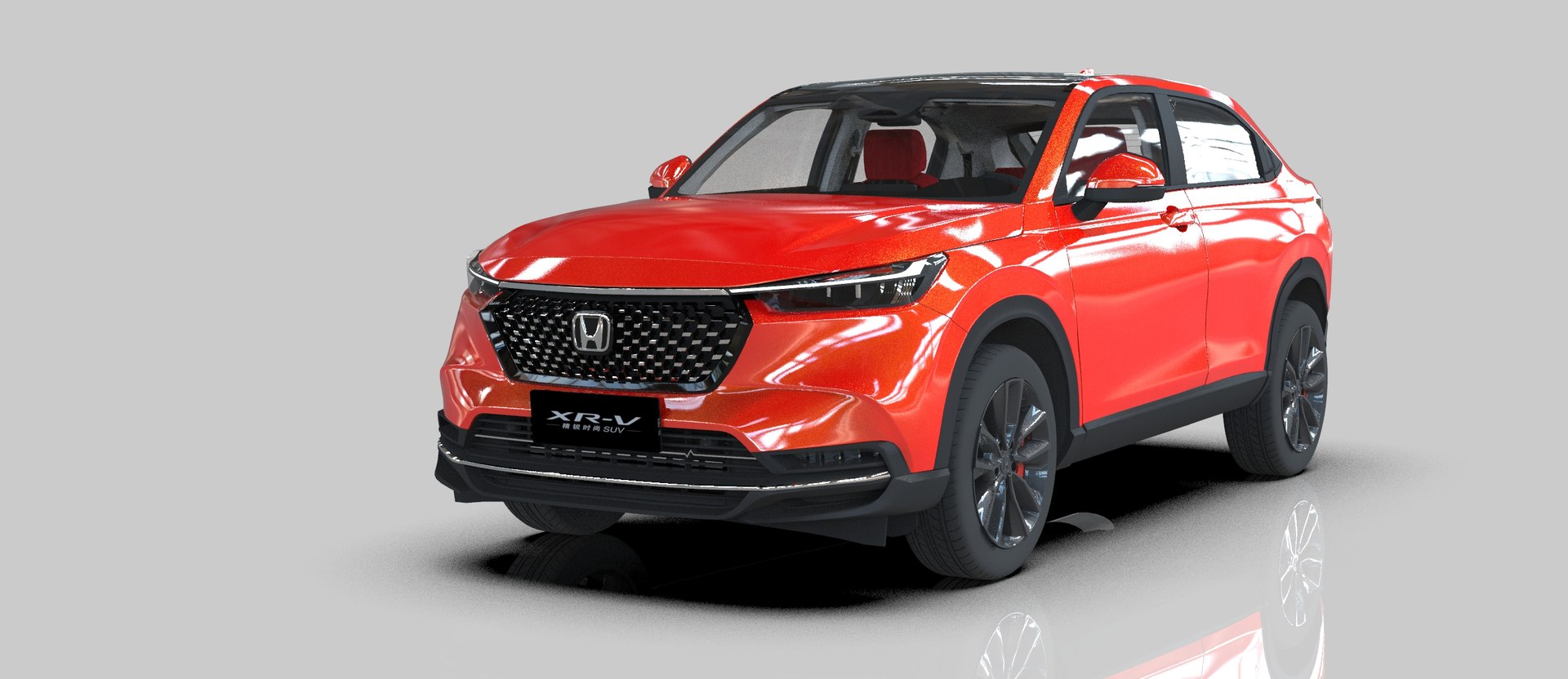 Honda HR-V XR-V And EV 3D Model - TurboSquid 2189568