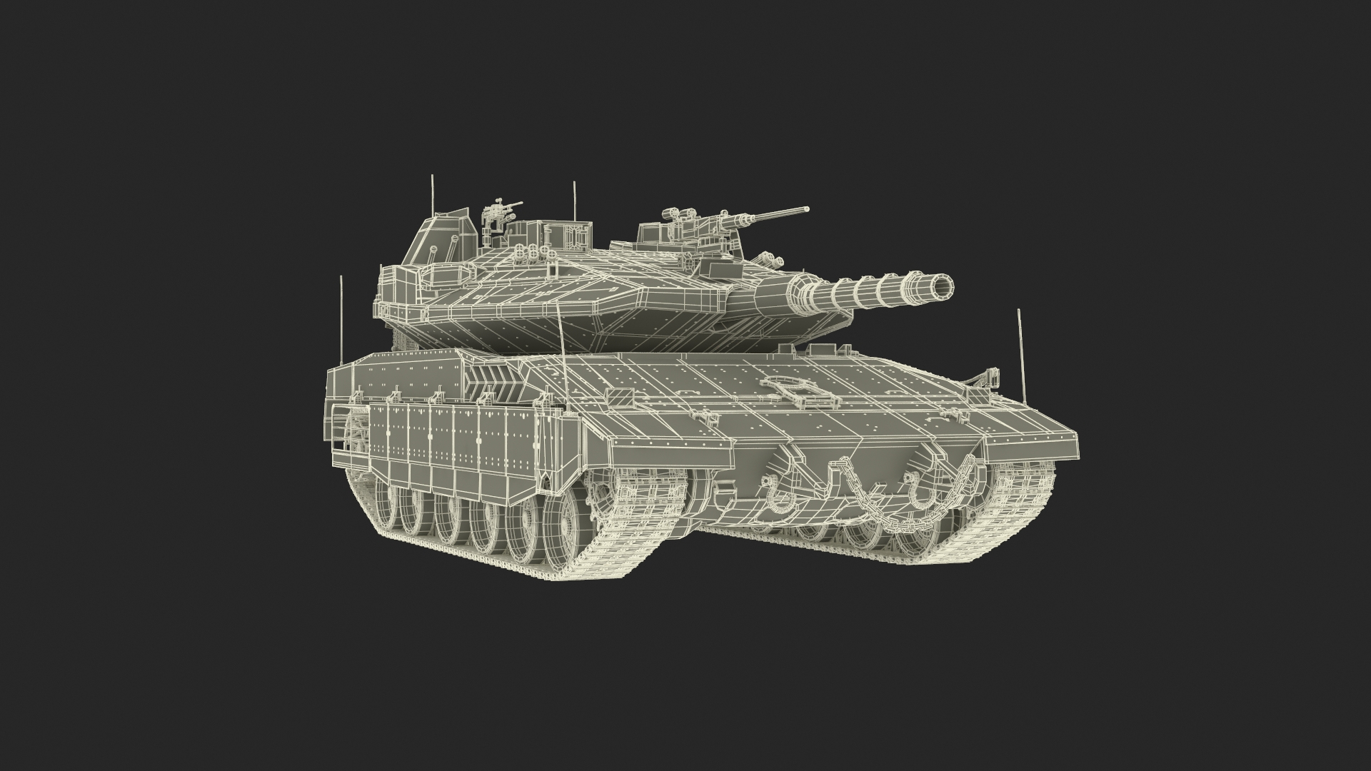 Israeli Tank Merkava Model - TurboSquid 2318312