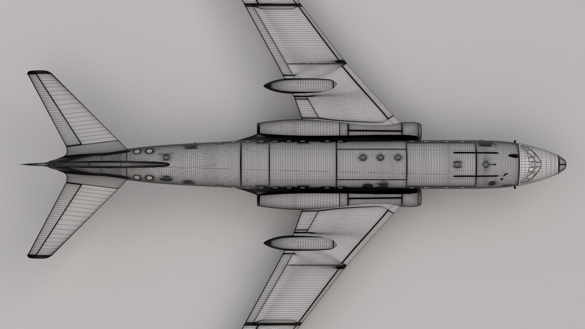 TU-104 3D Model - TurboSquid 1865847