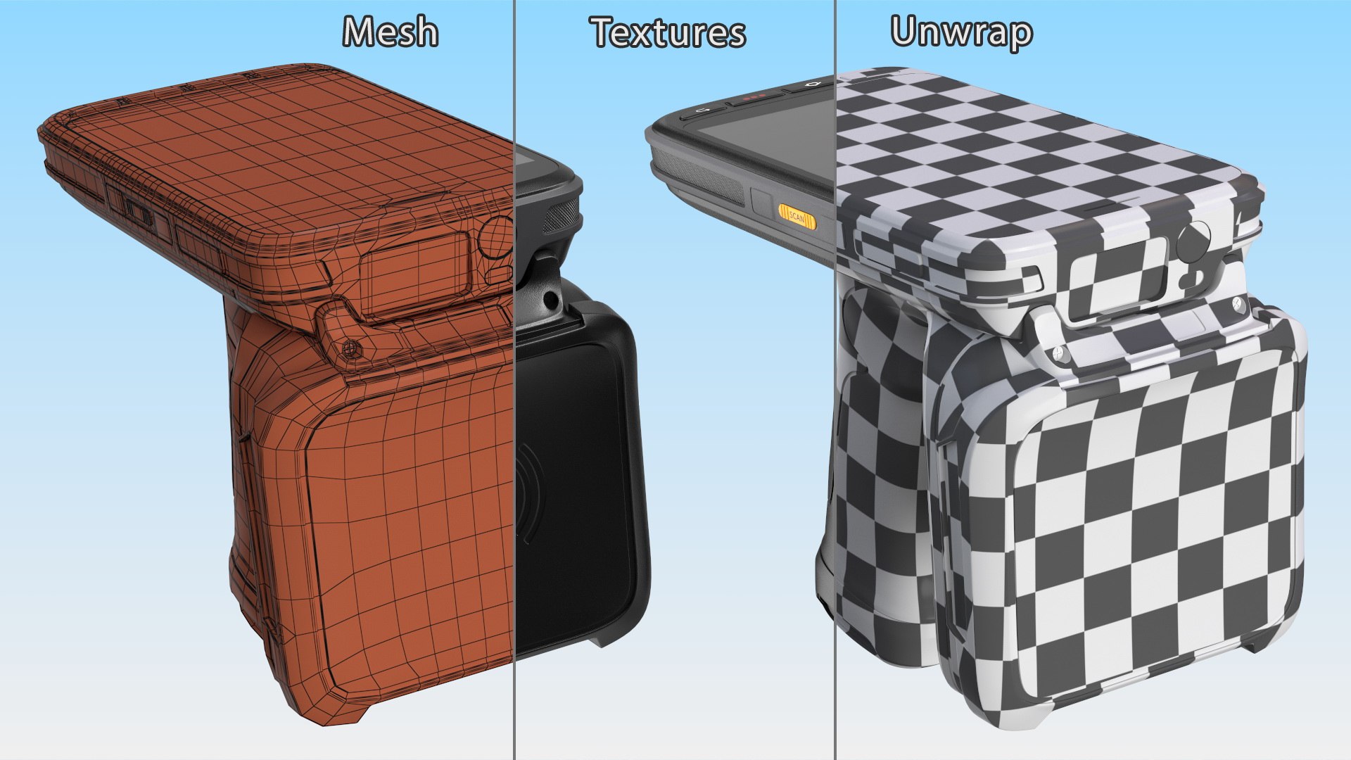 3D Barcode Scanners Collection - TurboSquid 2169077
