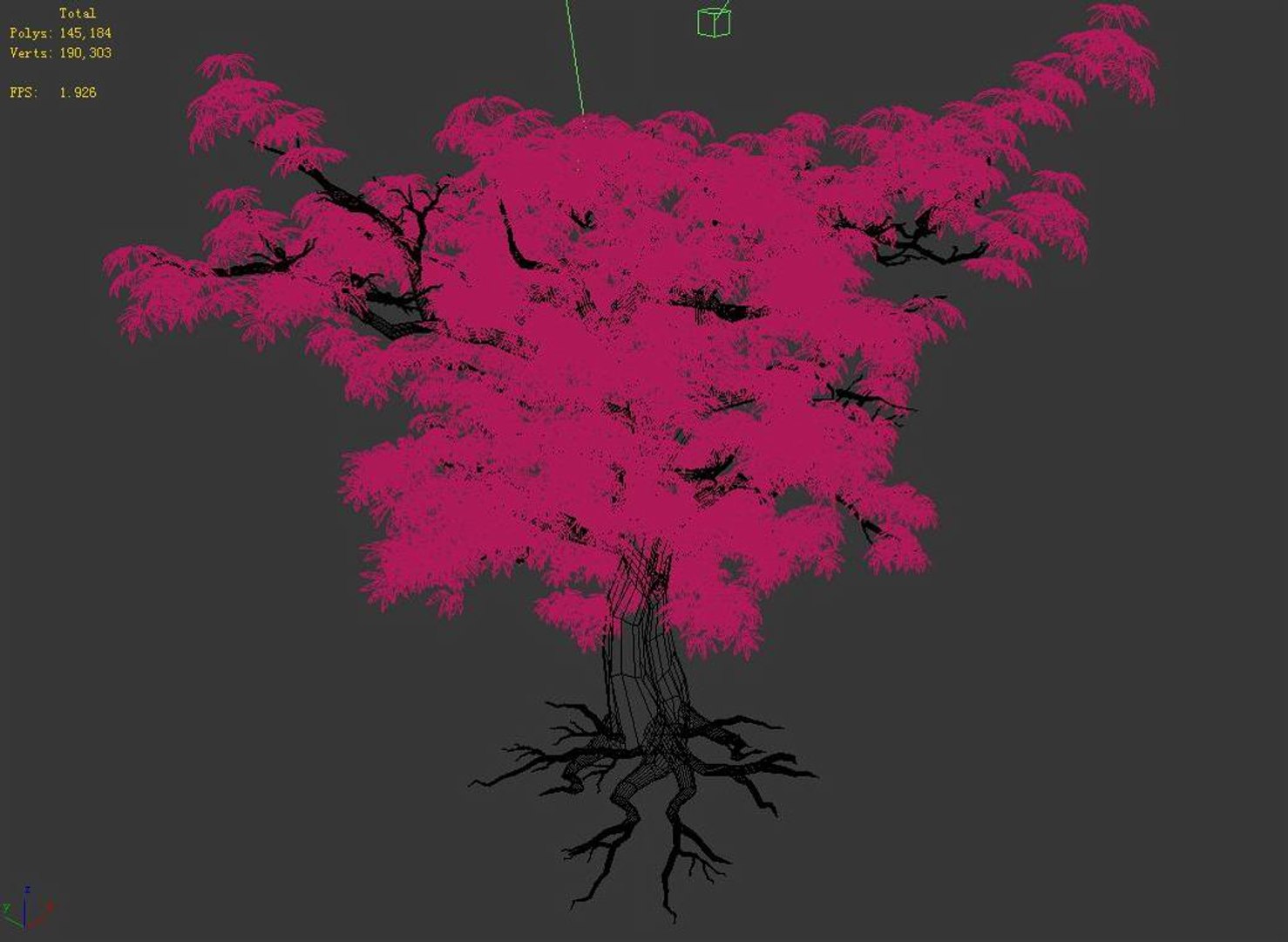 Sharp Leaves - Tree 3D Model - TurboSquid 1448822