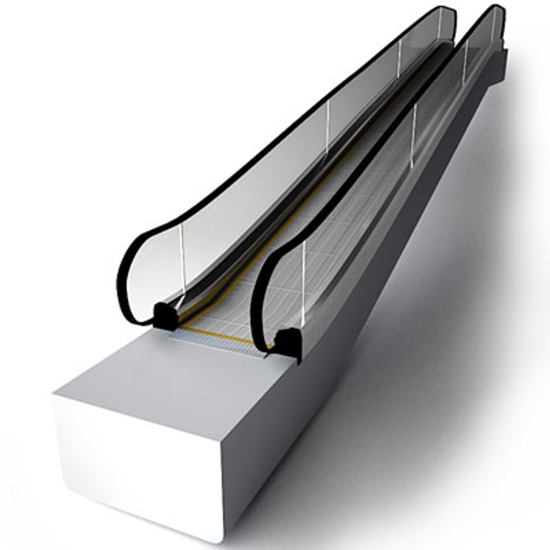 Airport Travelator 3d Model