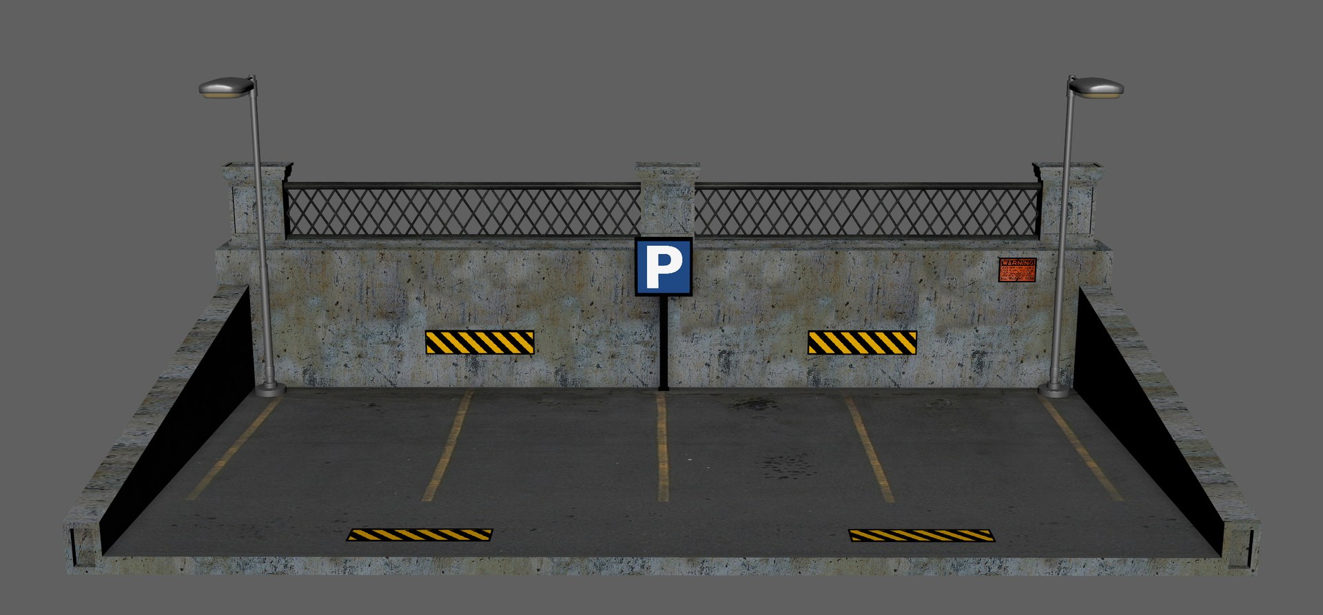 3D Parking Model - TurboSquid 1374717