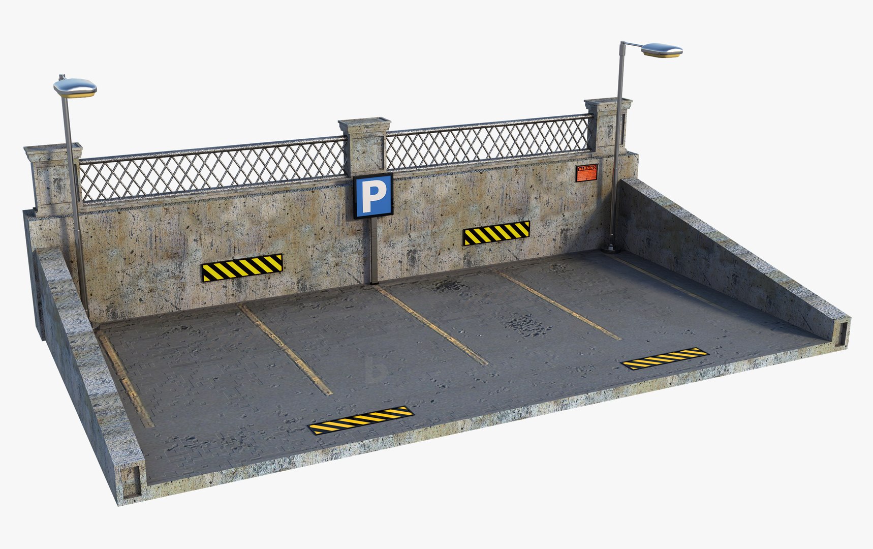 3D Parking Model - TurboSquid 1374717