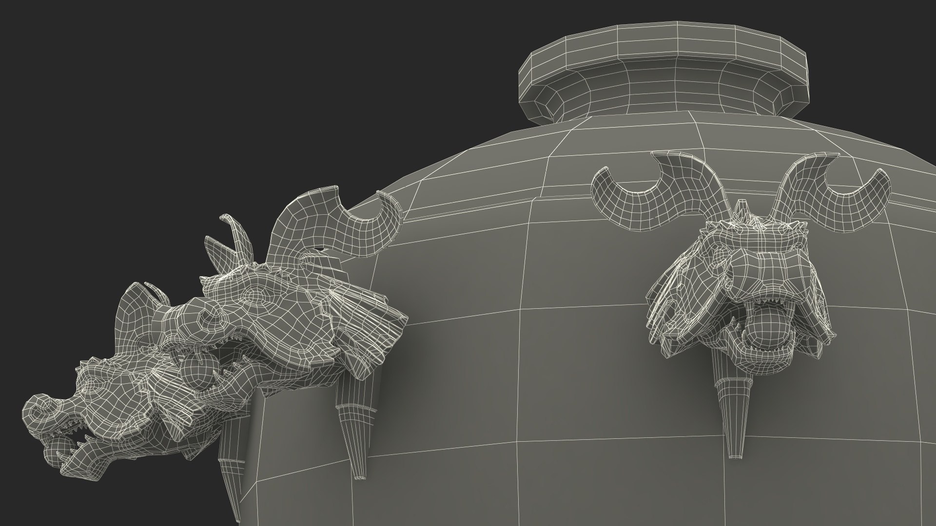 3D Ancient Chinese Seismograph On Ground - TurboSquid 2417420