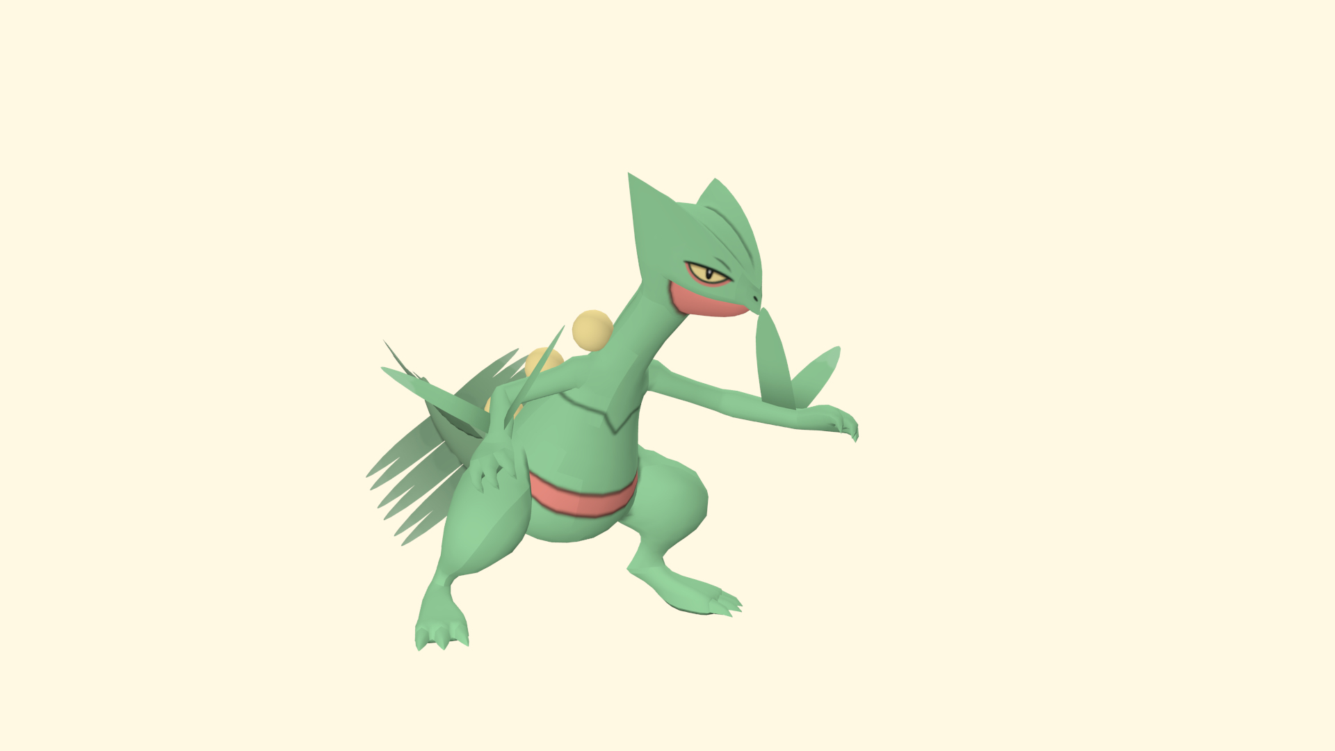 POKEMON Sceptile Animated Game Already Model 3D 3D Model - TurboSquid ...