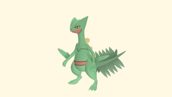 POKEMON Sceptile Animated Game Already model 3D 3D 모델 - TurboSquid 1939063