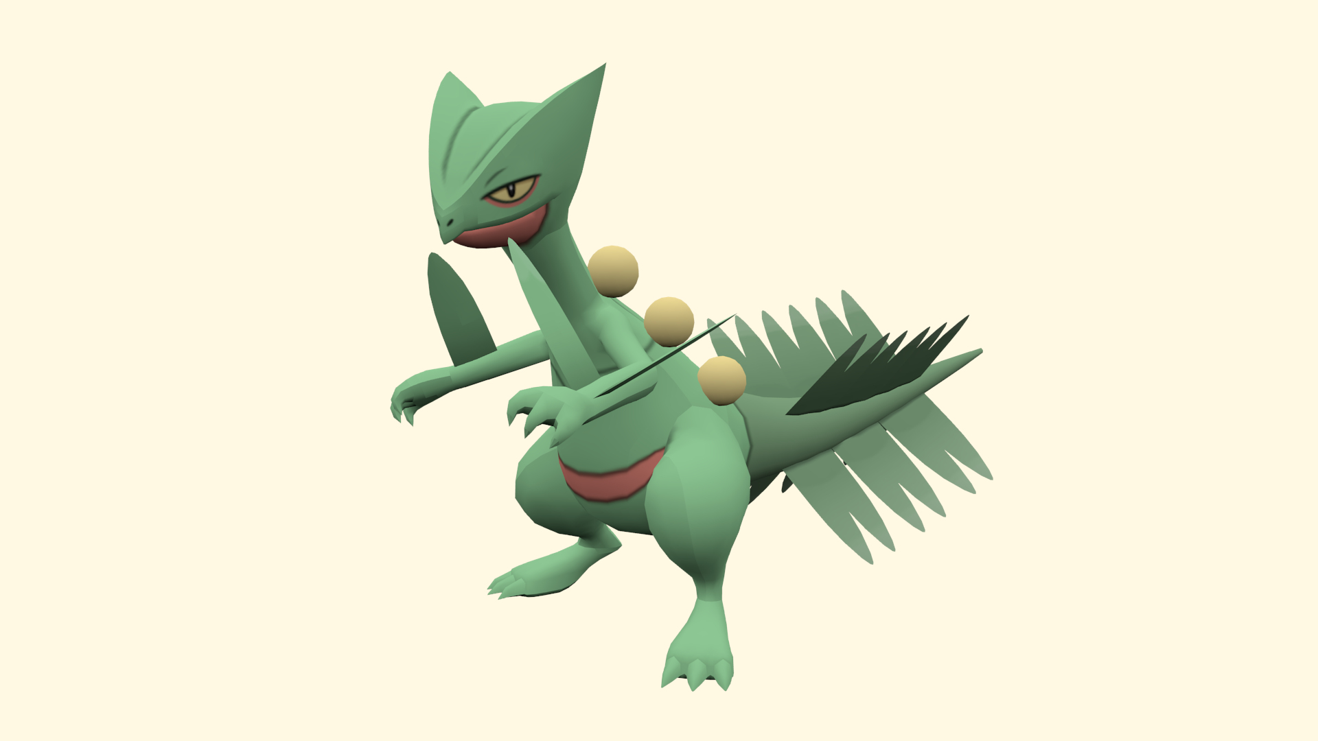 POKEMON Sceptile Animated Game Already Model 3D 3D Model - TurboSquid ...