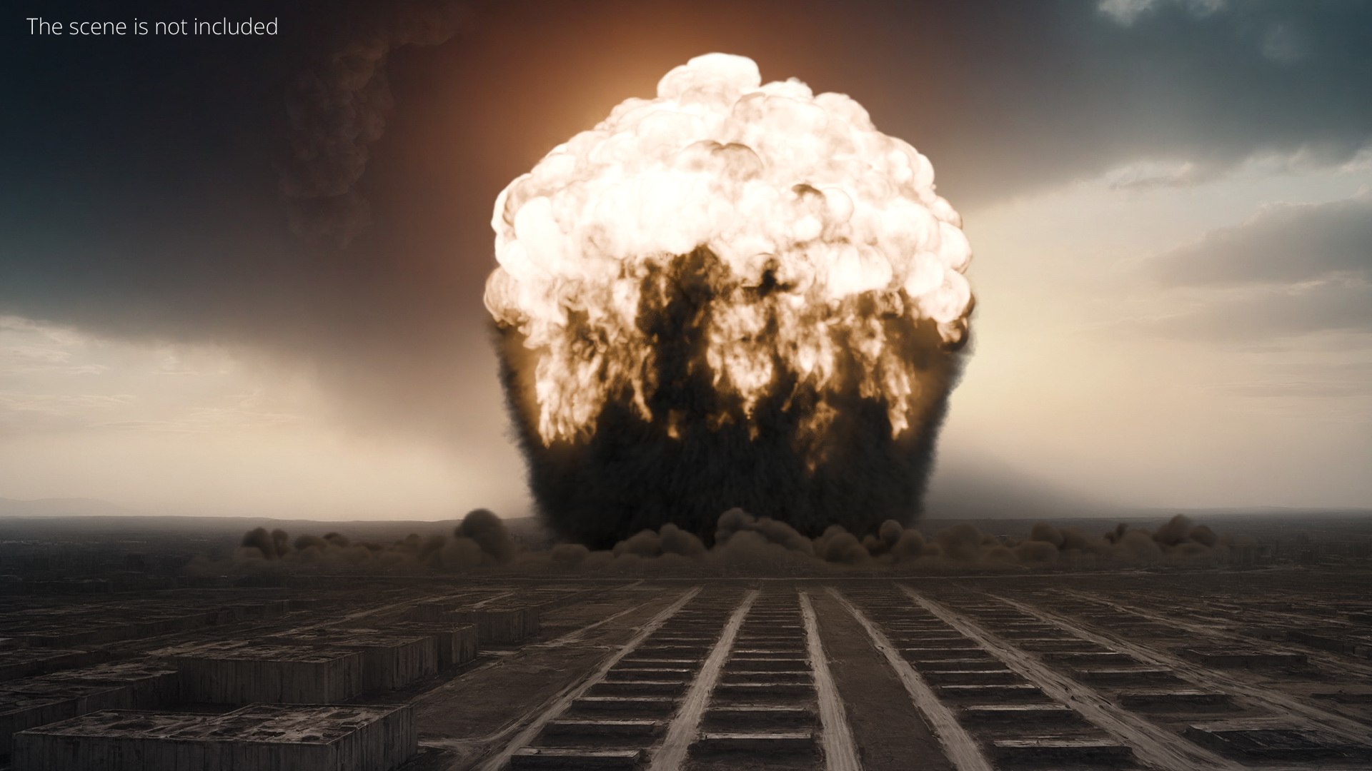 Volumetric Nuclear Explosion Animated VDB For Blender 3D Model ...