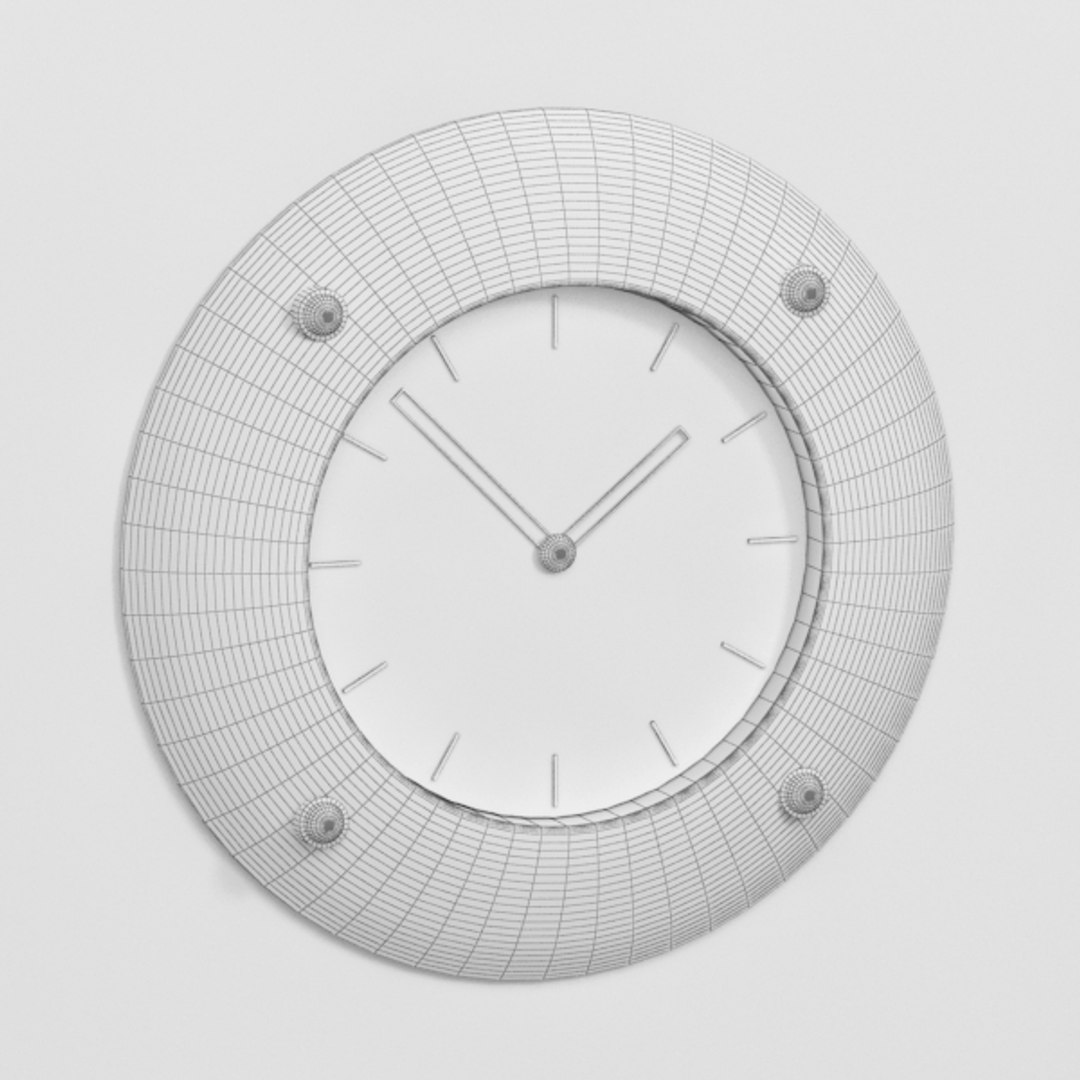 3d clock model