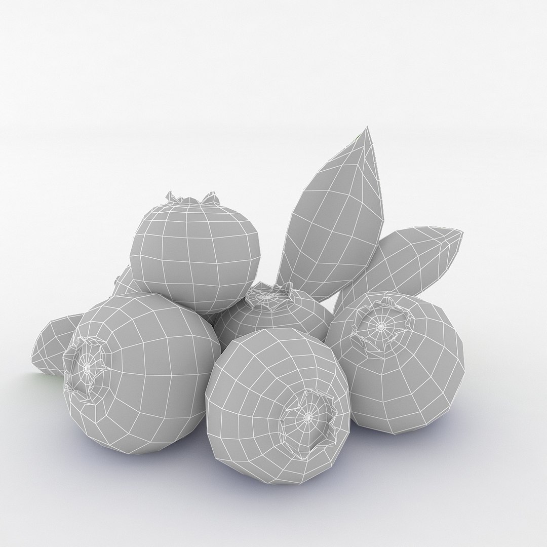 3D Blueberry - TurboSquid 1310426