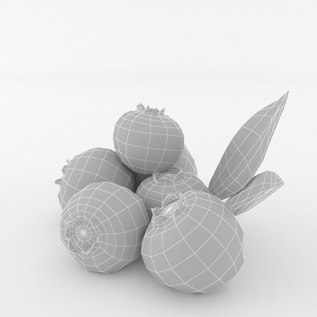 3D Blueberry - TurboSquid 1310426