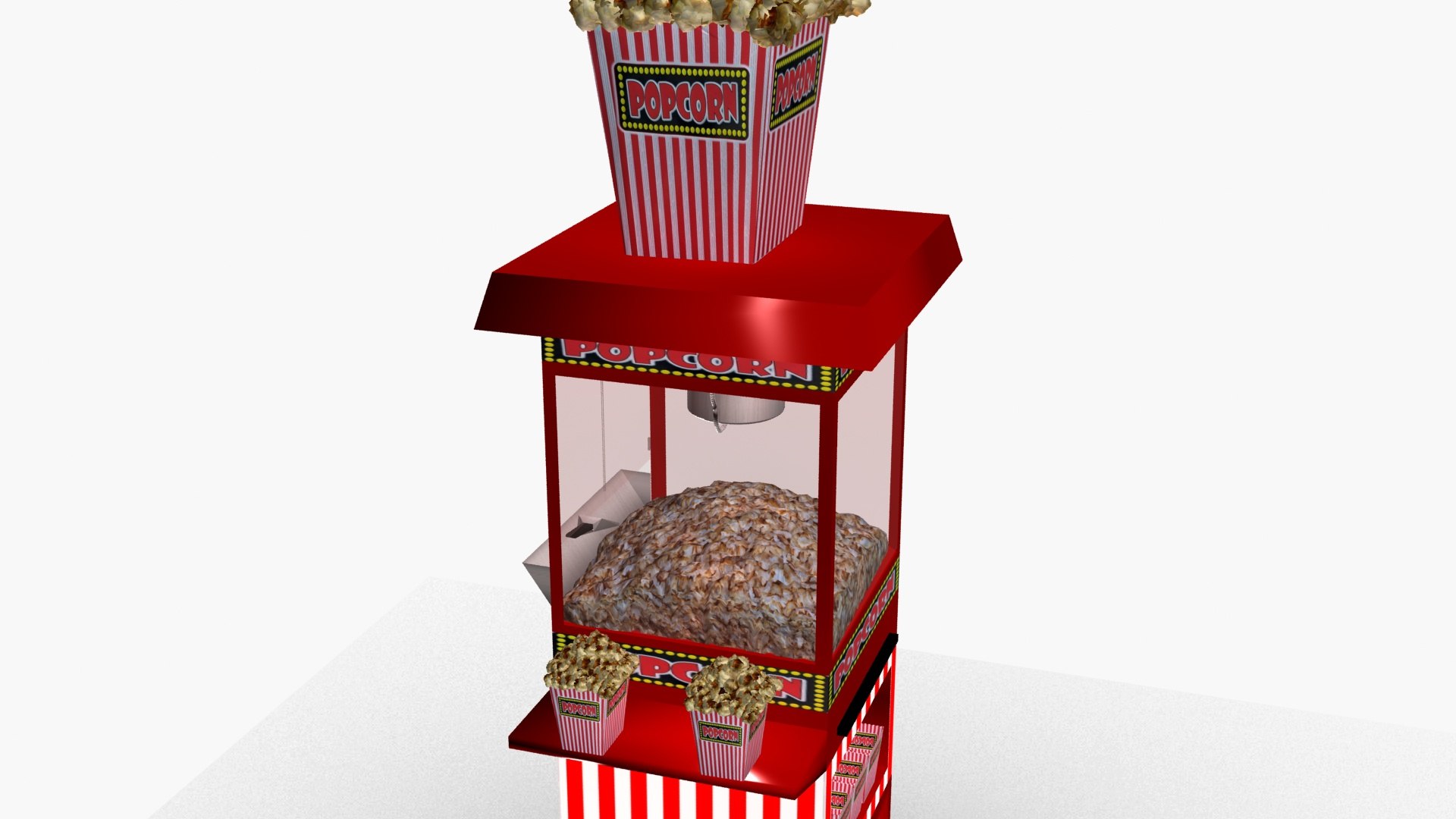 3D Model Popcorn Machine - TurboSquid 2188508