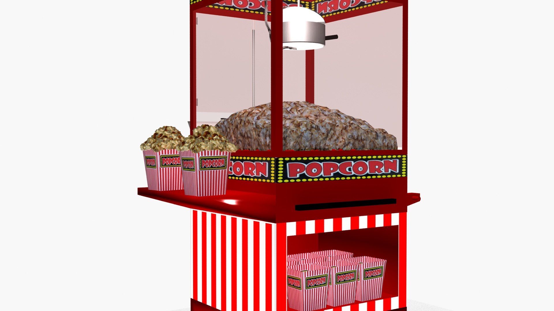 3D Model Popcorn Machine - TurboSquid 2188508