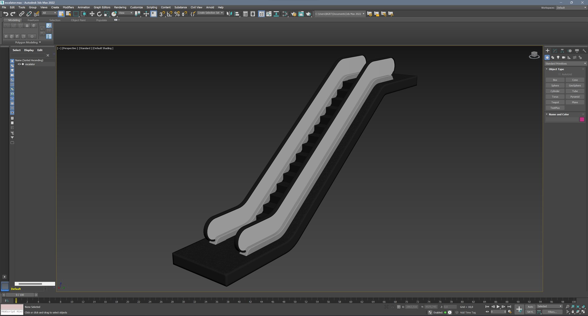3D Escalator Model - TurboSquid 2183564