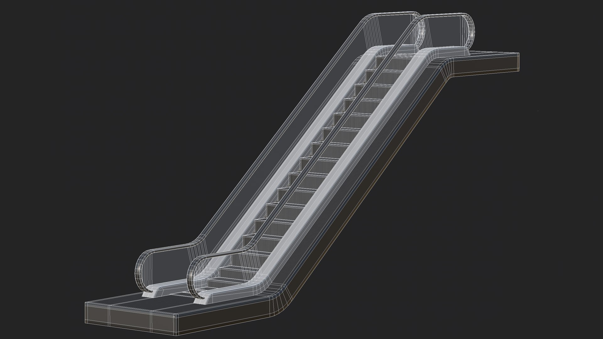 3D Escalator Model - TurboSquid 2183564