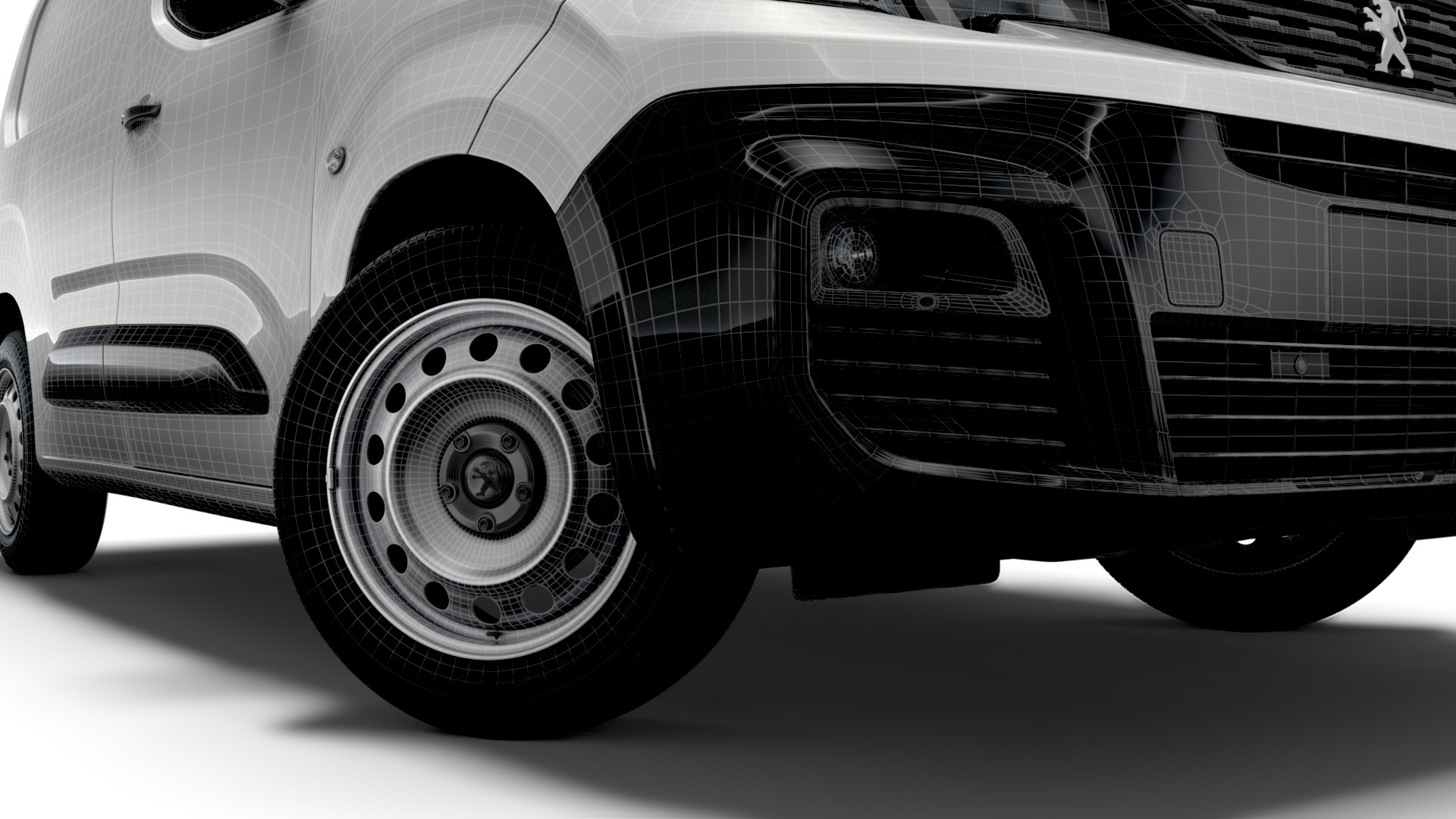 3D Model Peugeot Partner Professional Standard - TurboSquid 1641938