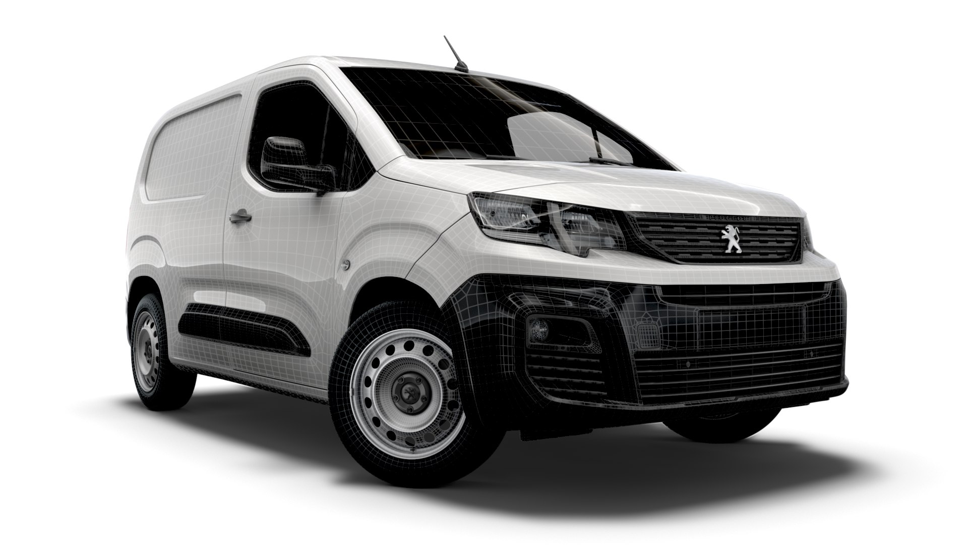 3D Model Peugeot Partner Professional Standard - TurboSquid 1641938