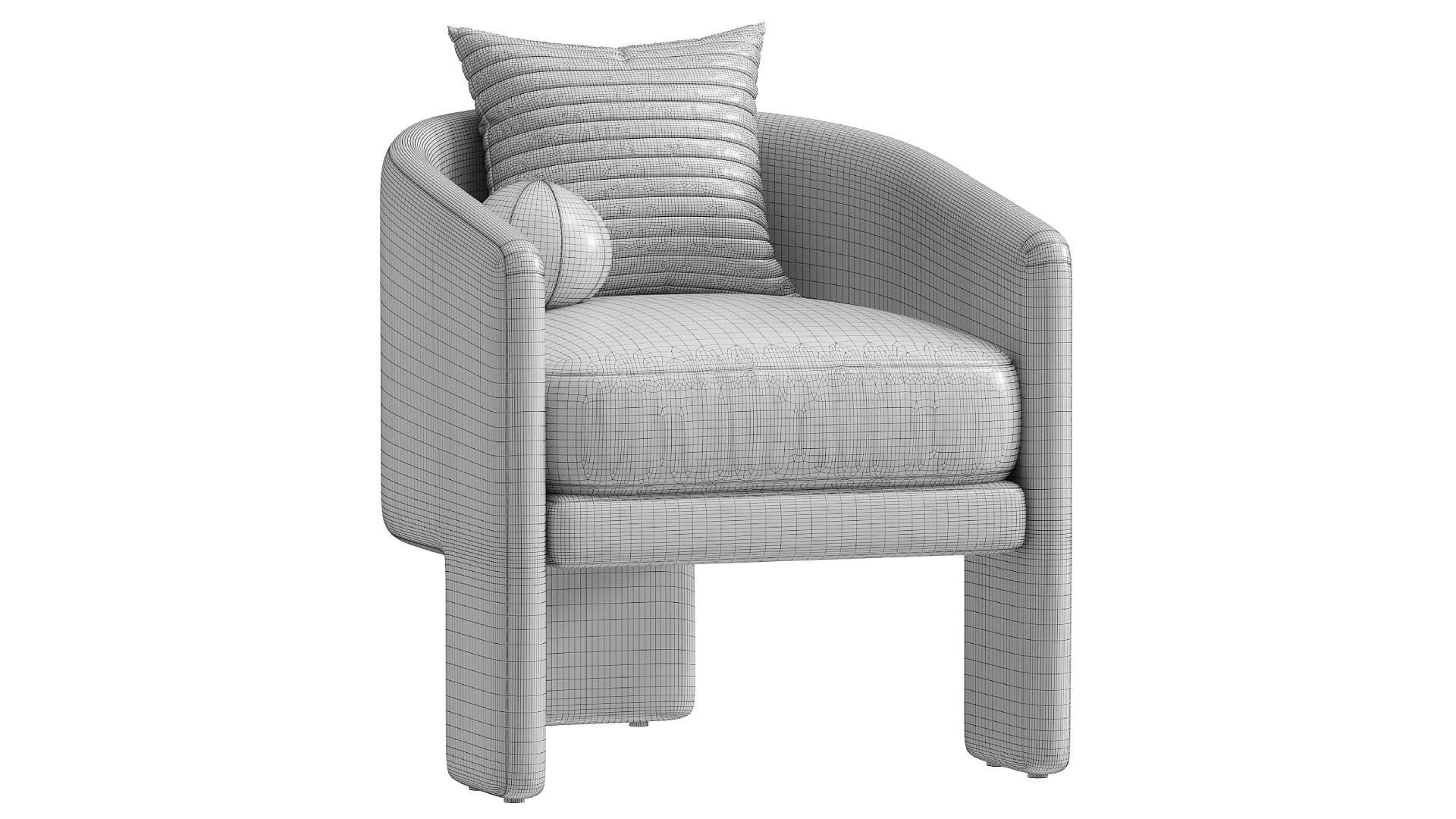 3D Armchair Wendi Model - TurboSquid 2196408