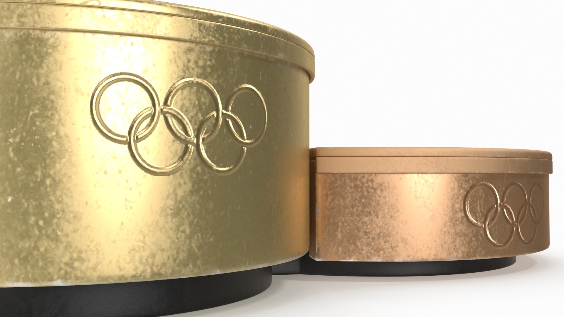 3D Olympic Podium Set - TurboSquid 2221260