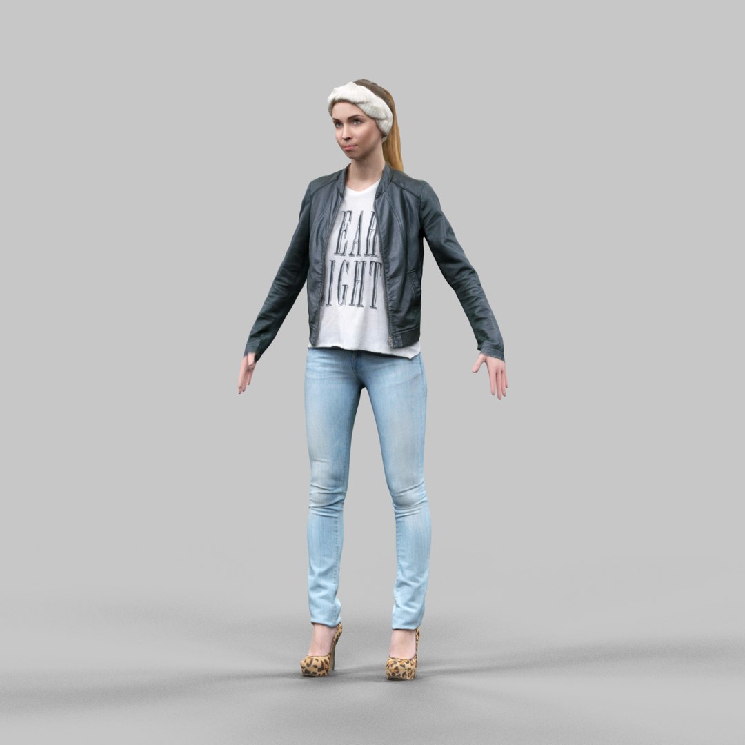 3d Model 10 Rig Ready A-pose