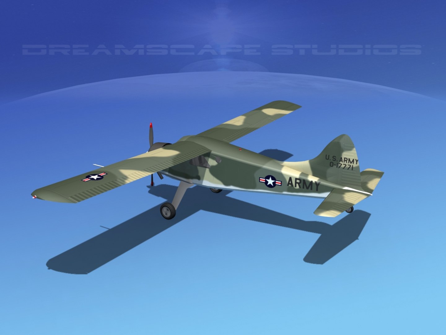 Dehavilland Beaver Army 3d Dxf