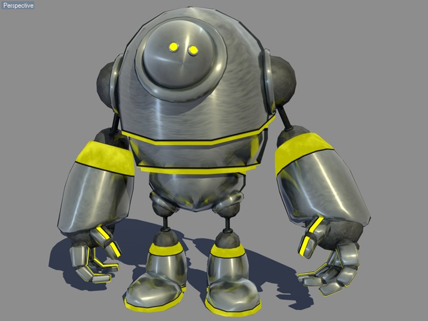 Robot Animation C4d