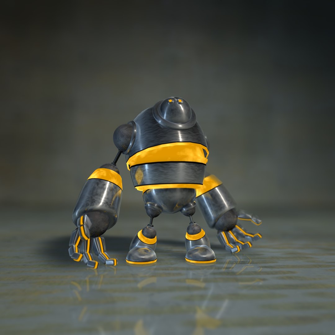 Robot Animation C4d