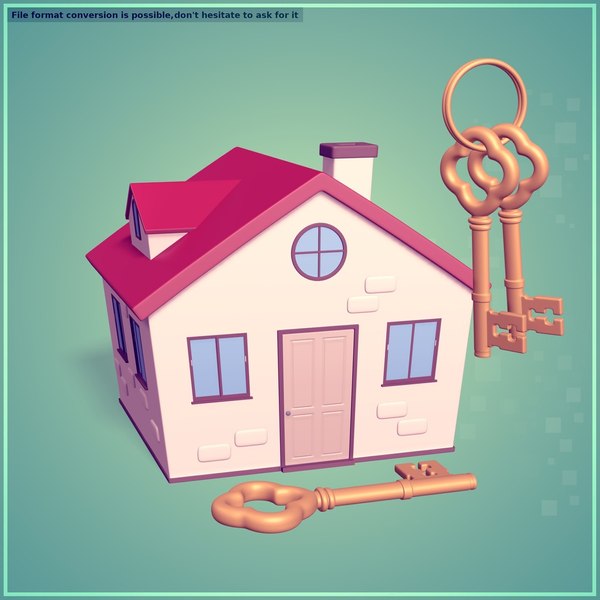 Cartoon House Blender Models for Download | TurboSquid