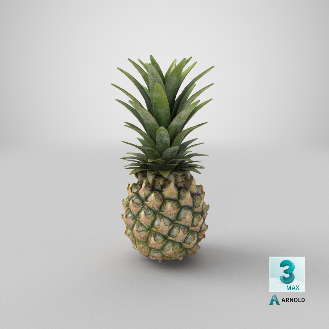 3D Whole Pineapple - TurboSquid 2087100