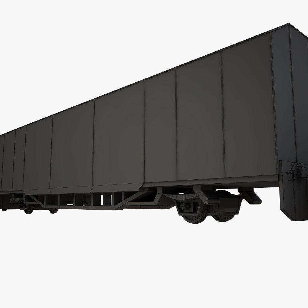 Sd40-2 Freight Train 3d Model