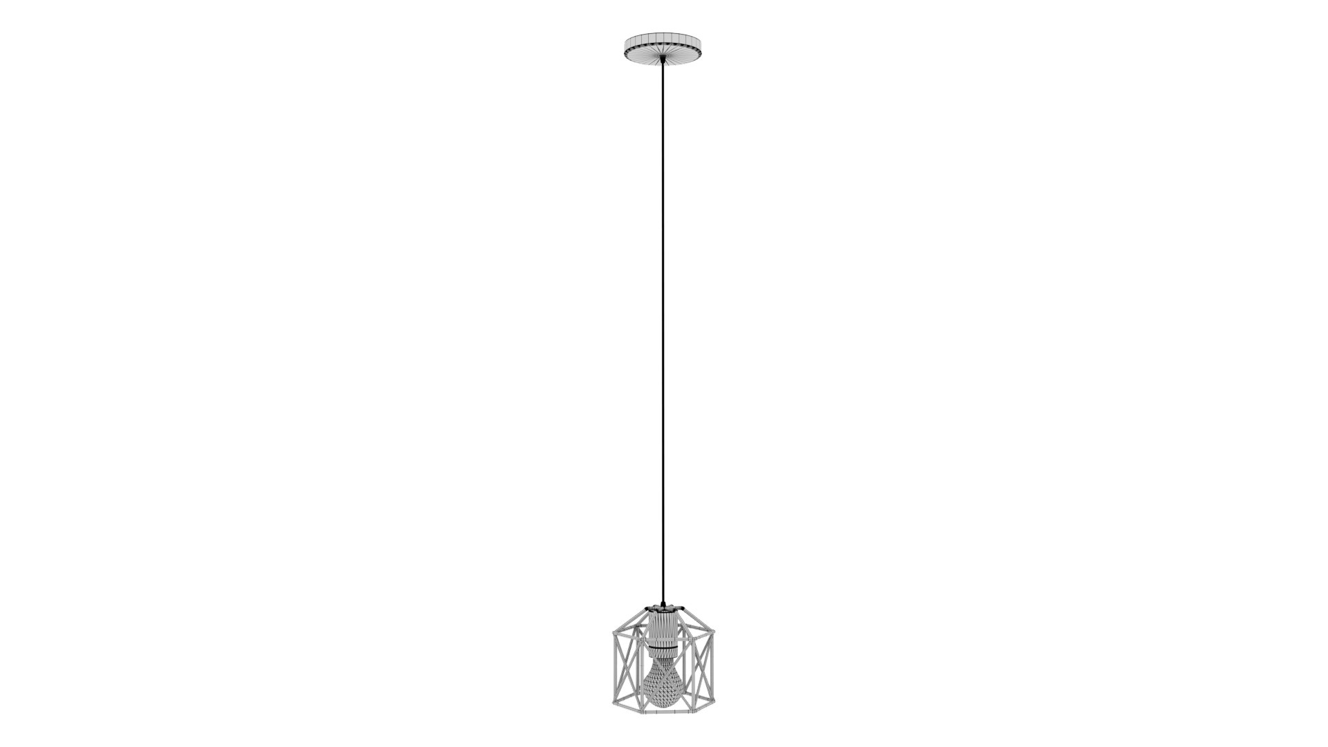 3D Hanging Lamp Model - TurboSquid 2229560