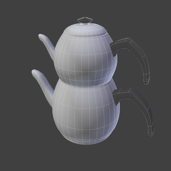 Traditional Turkish Tea Pot 3D - TurboSquid 1727053