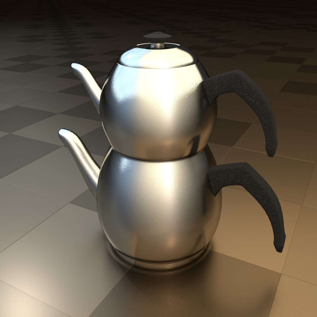 Traditional Turkish Tea Pot 3D - TurboSquid 1727053