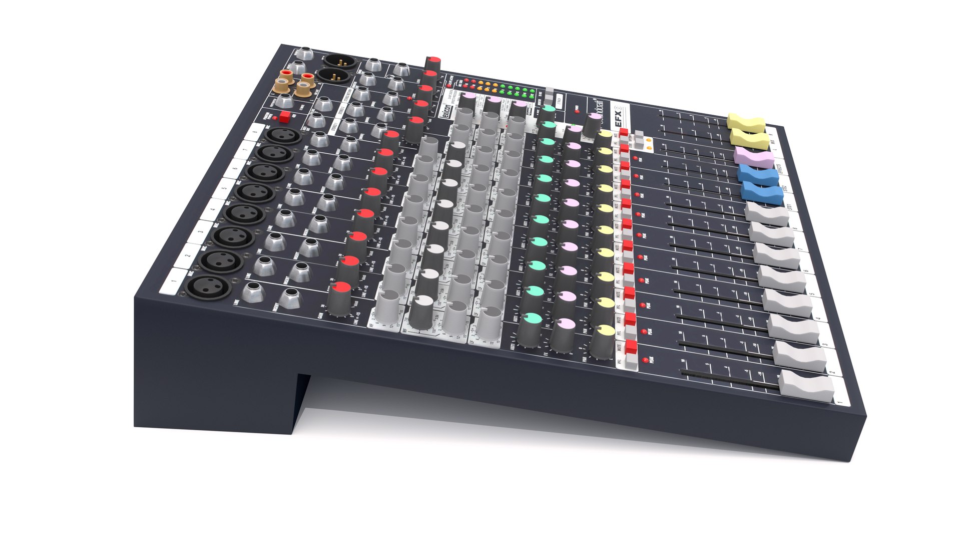 3D Model Soundcraft EFX8 Mixing Console - TurboSquid 2173157
