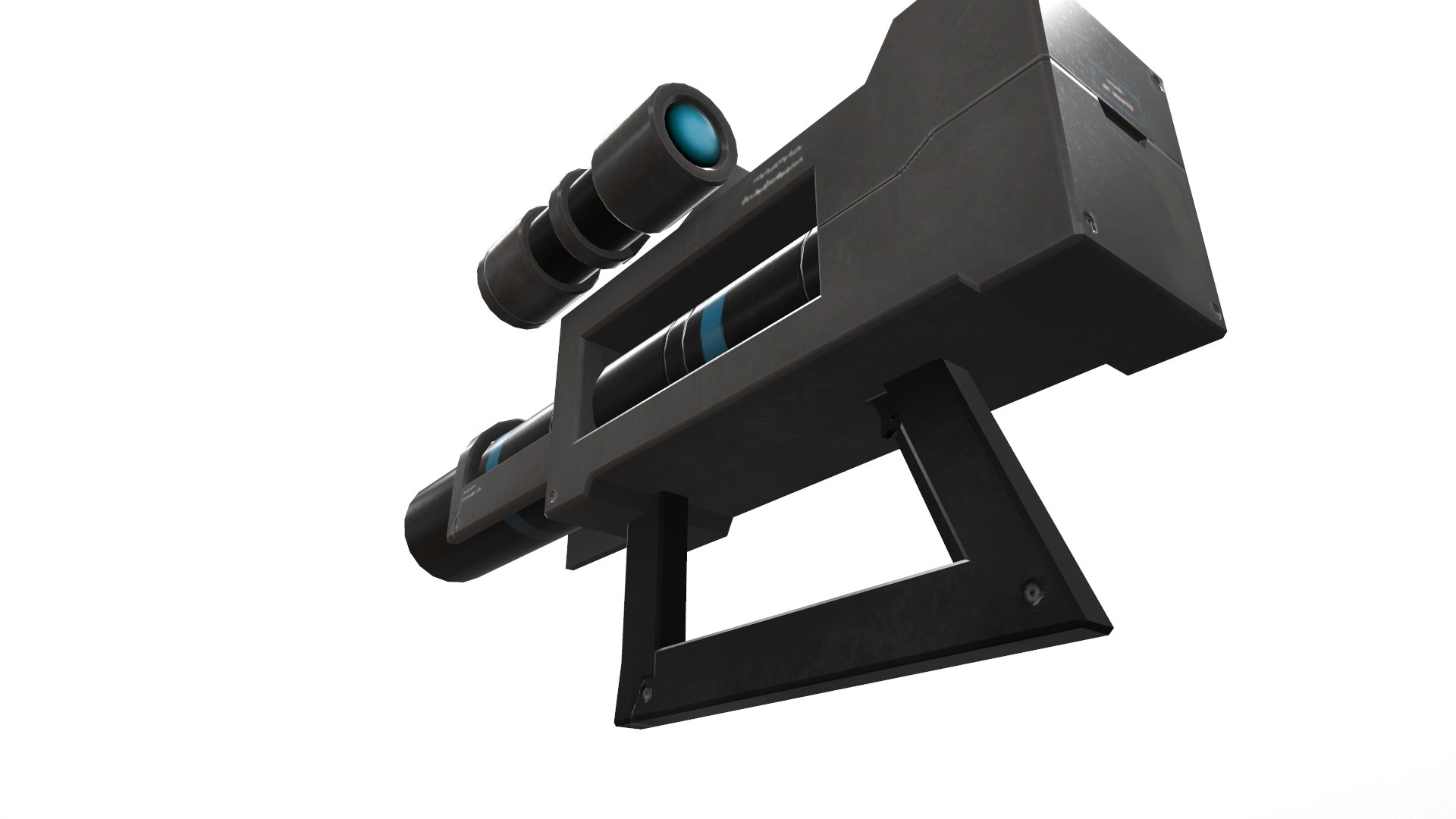 Battery Boomer Gun Level 2 3D Model - TurboSquid 2194388