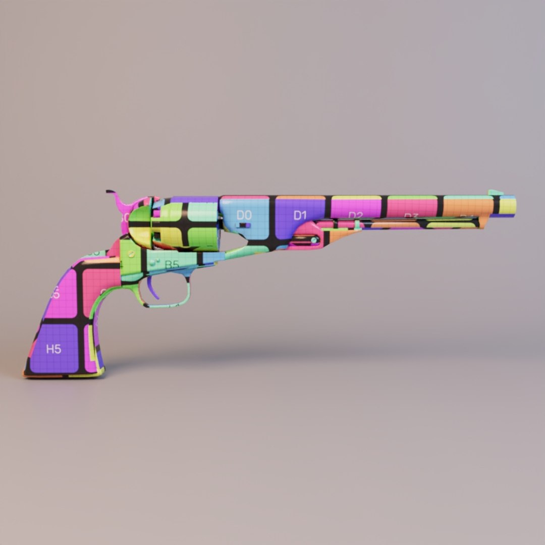 Cowboy Gun 3D Model - TurboSquid 2240396