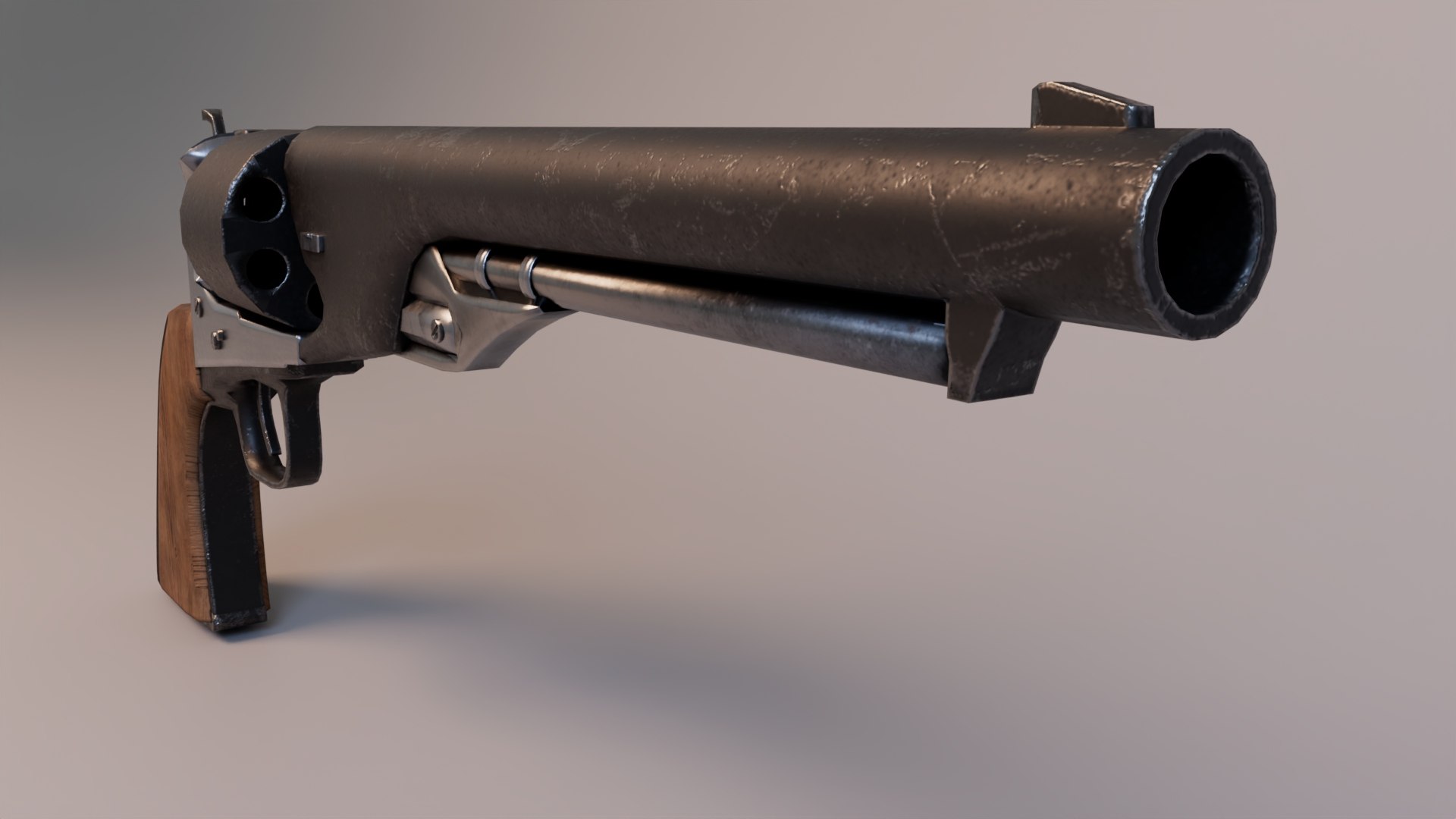 Cowboy Gun 3D Model - TurboSquid 2240396