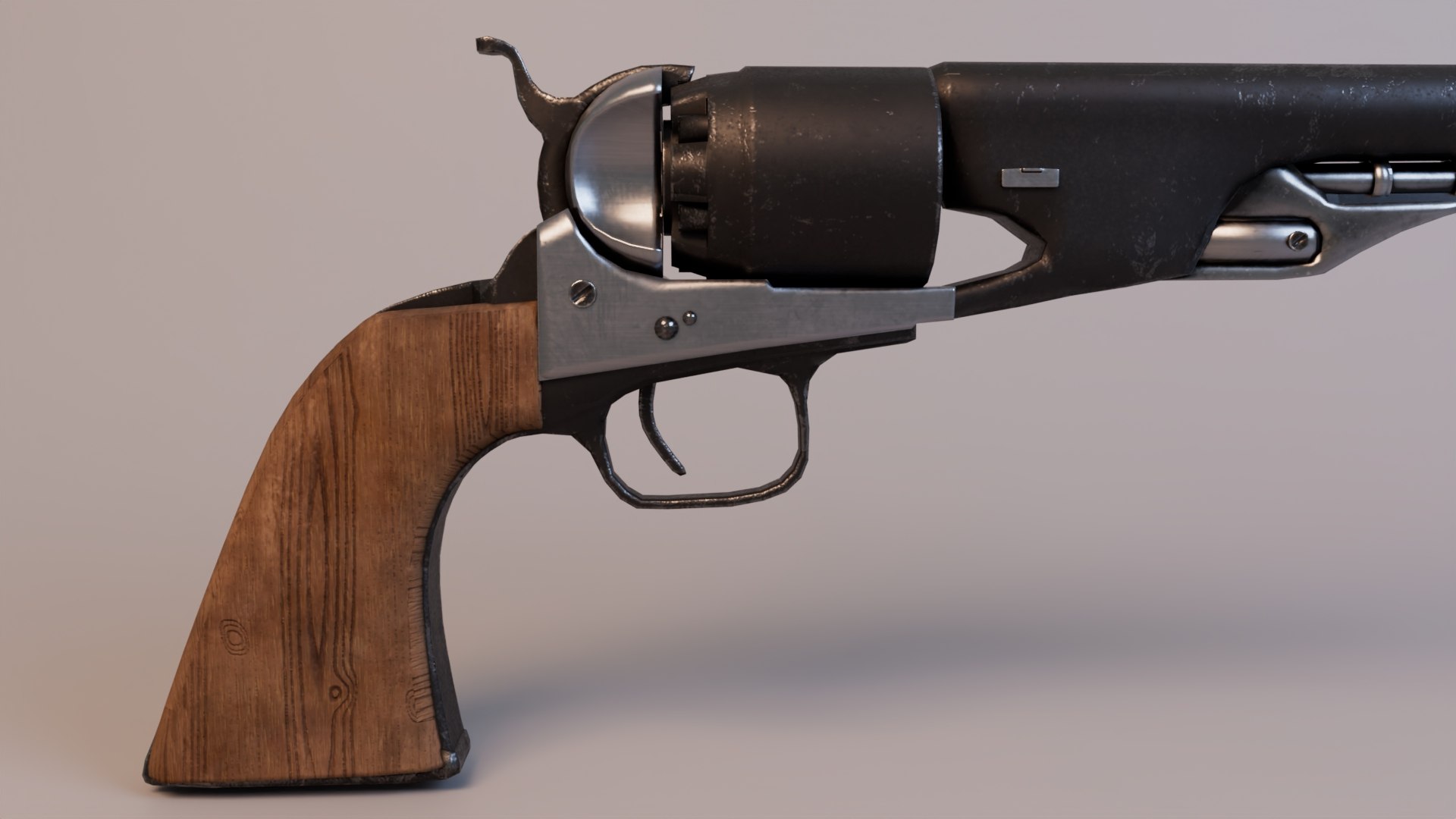 Cowboy Gun 3D Model - TurboSquid 2240396