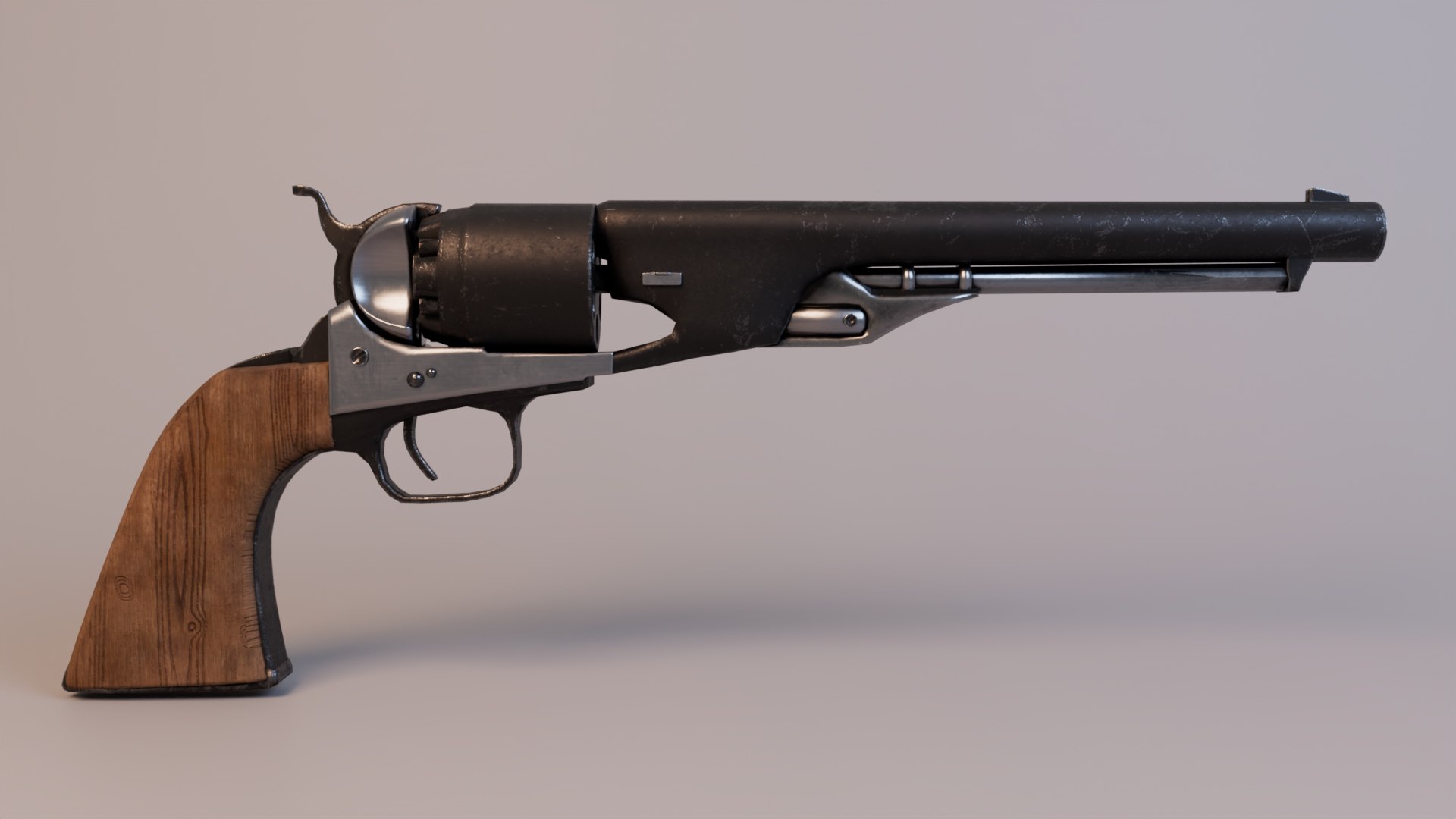 Cowboy Gun 3D Model - TurboSquid 2240396