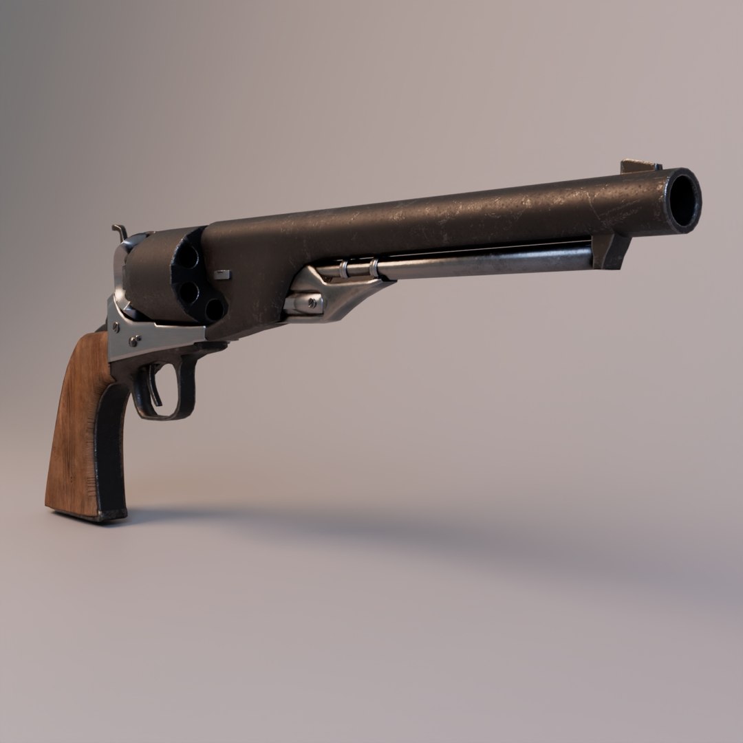 Cowboy Gun 3D Model - TurboSquid 2240396