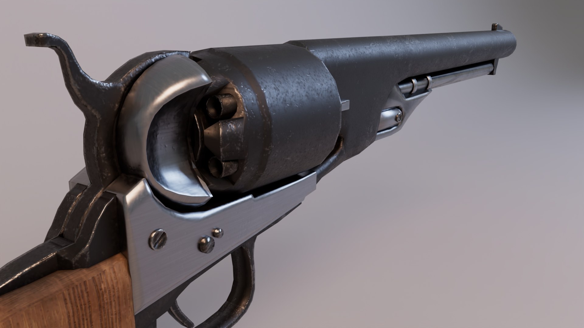 Cowboy Gun 3D Model - TurboSquid 2240396