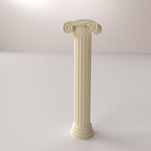 Ionic Column Blender Models for Download | TurboSquid