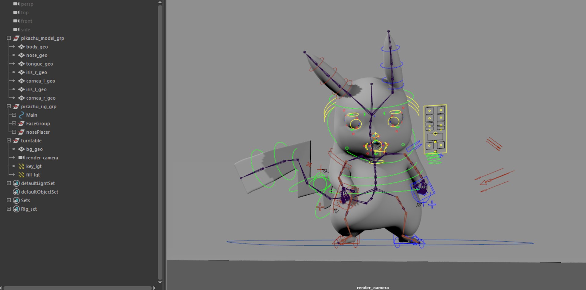 Pikachu 3D Model - TurboSquid 1641556