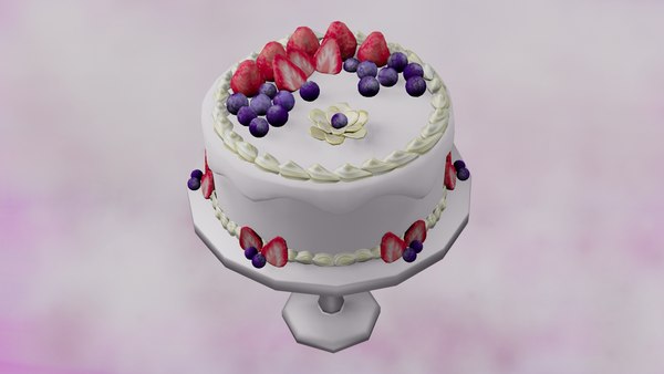 Fruit cake 3D - TurboSquid 1678401
