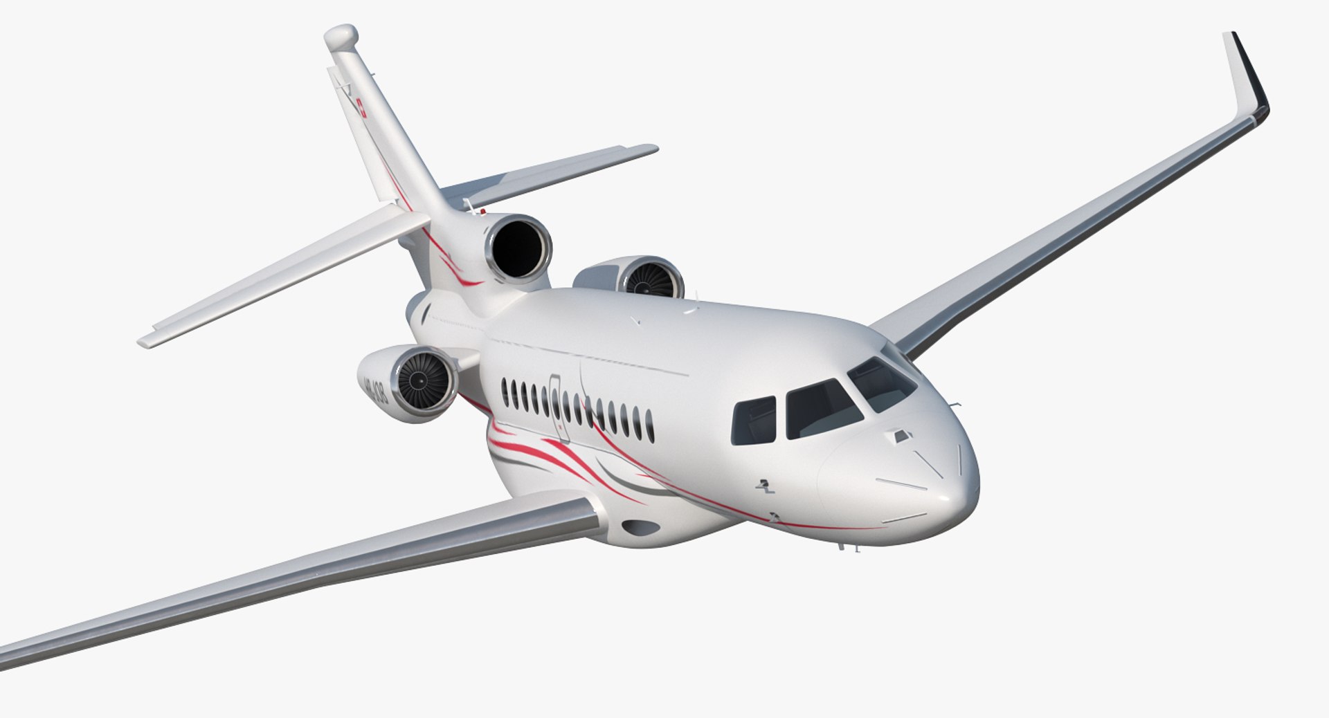 Dassault falcon 7x rigged 3D model | 1146131 | TurboSquid