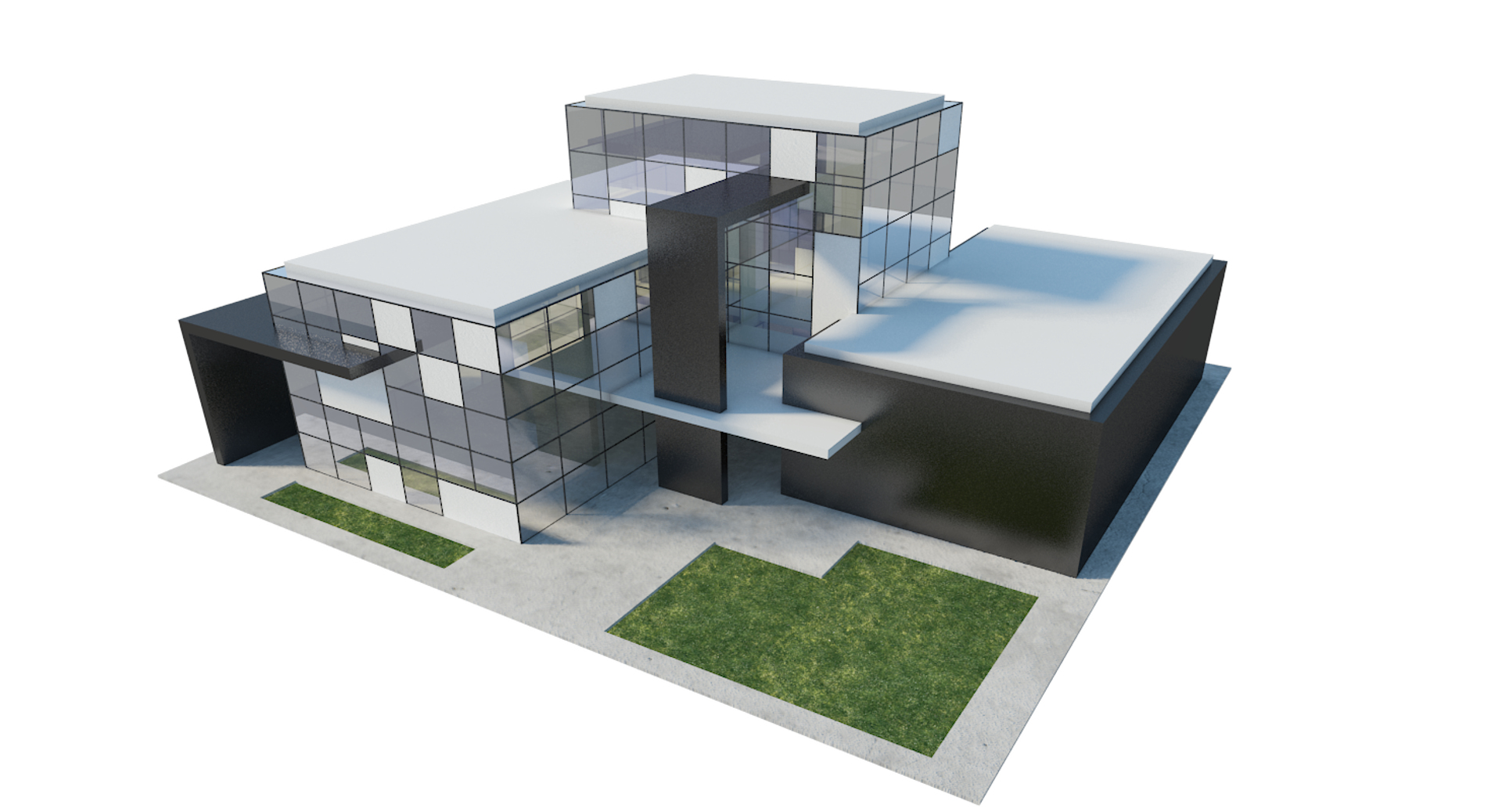 3D House Modern - TurboSquid 1158125