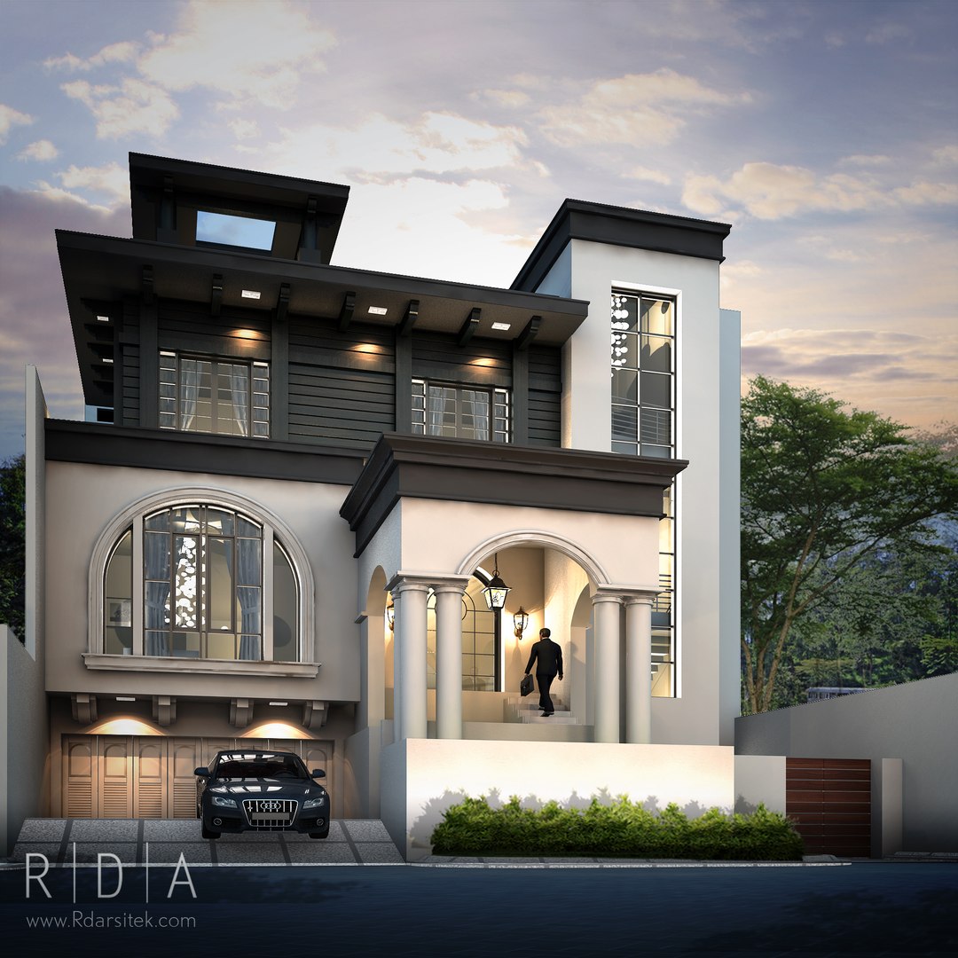 Architecture Design Classic House 3d Max