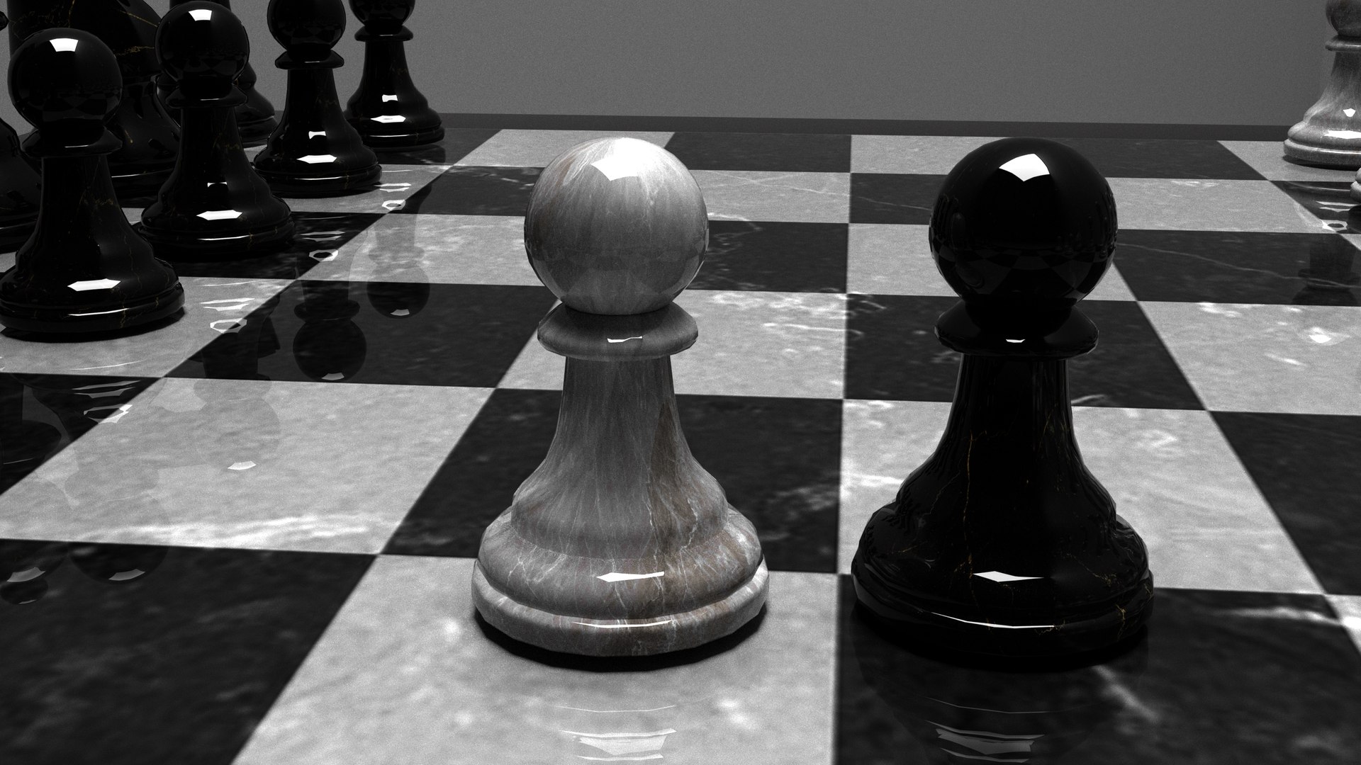 Obsidian Chess Set Highly Detailed 3D Model 3D Model - TurboSquid 2435748